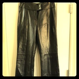 Cache | Pants & Jumpsuits | Cache Leather Pants | Poshmark